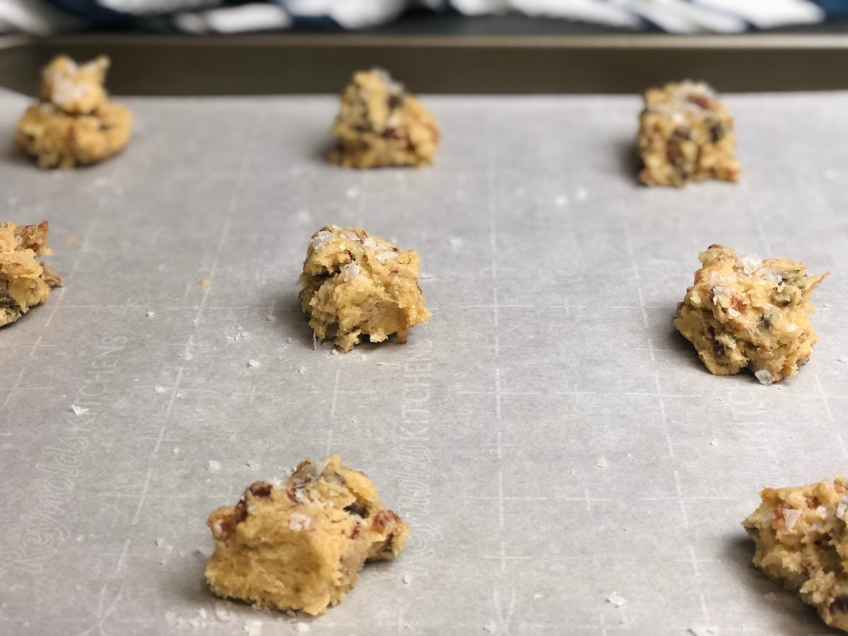 Maple Bacon Chocolate Chip Cookies (the BEST!) - Heather Lucille's Kitchen