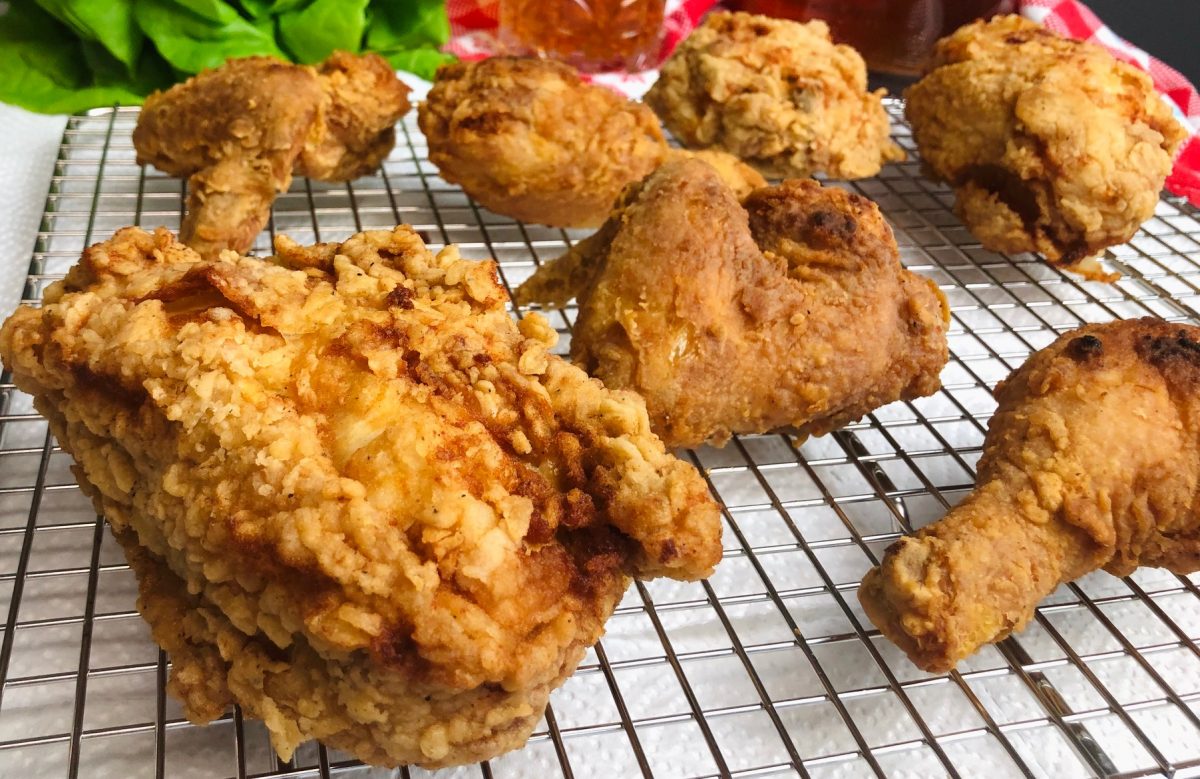 Mom's Southern Fried Chicken (The Absolute BEST!) - Heather Lucille's ...