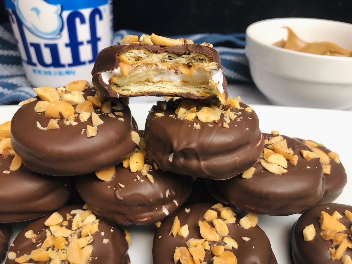 Chocolate Covered Fluffernutter Cookies (Legendary!) - Heather Lucille ...