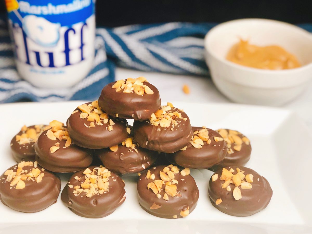 Chocolate Covered Fluffernutter Cookies (Legendary!) - Heather Lucille ...