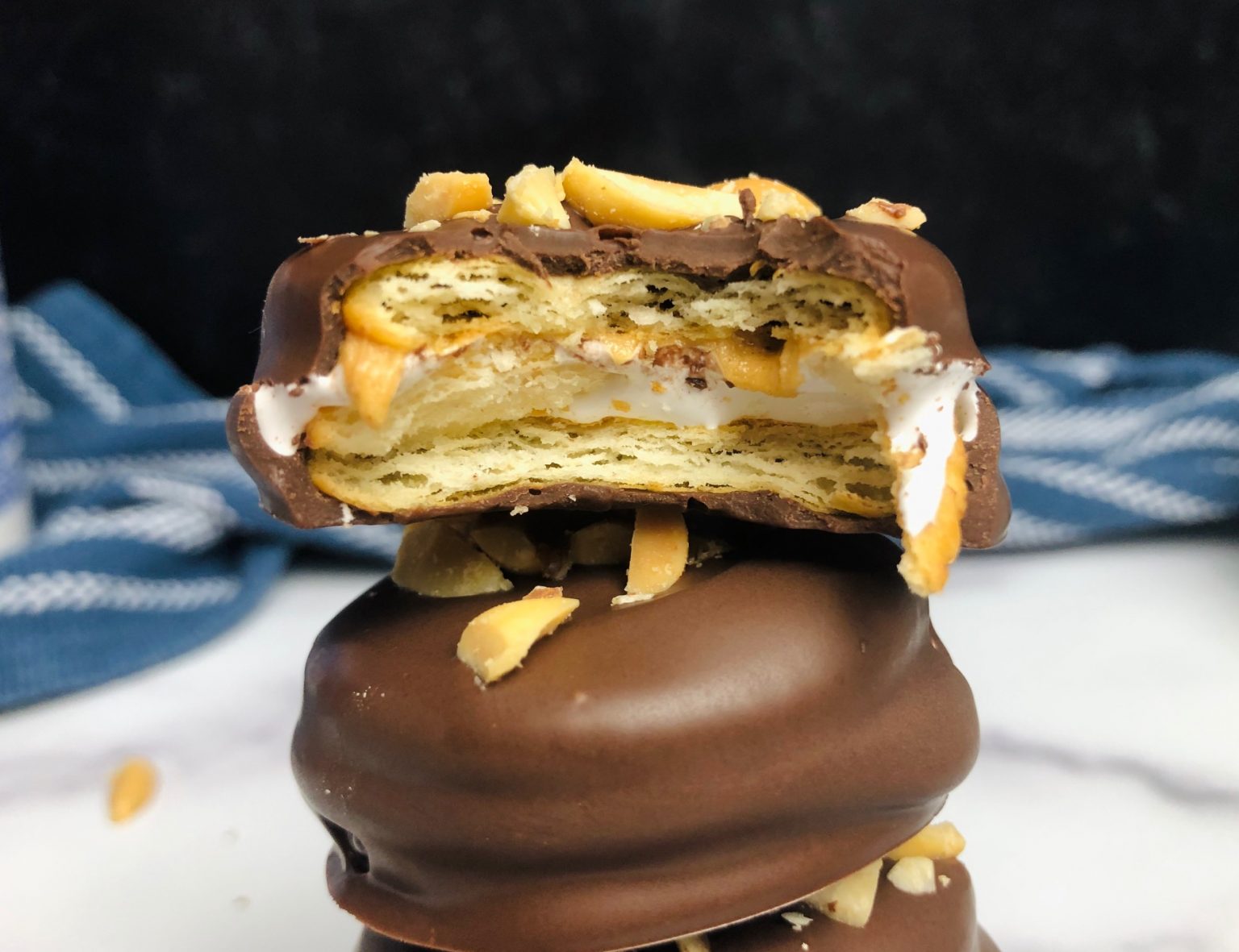 Chocolate Covered Fluffernutter Cookies (Legendary!) - Heather Lucille ...