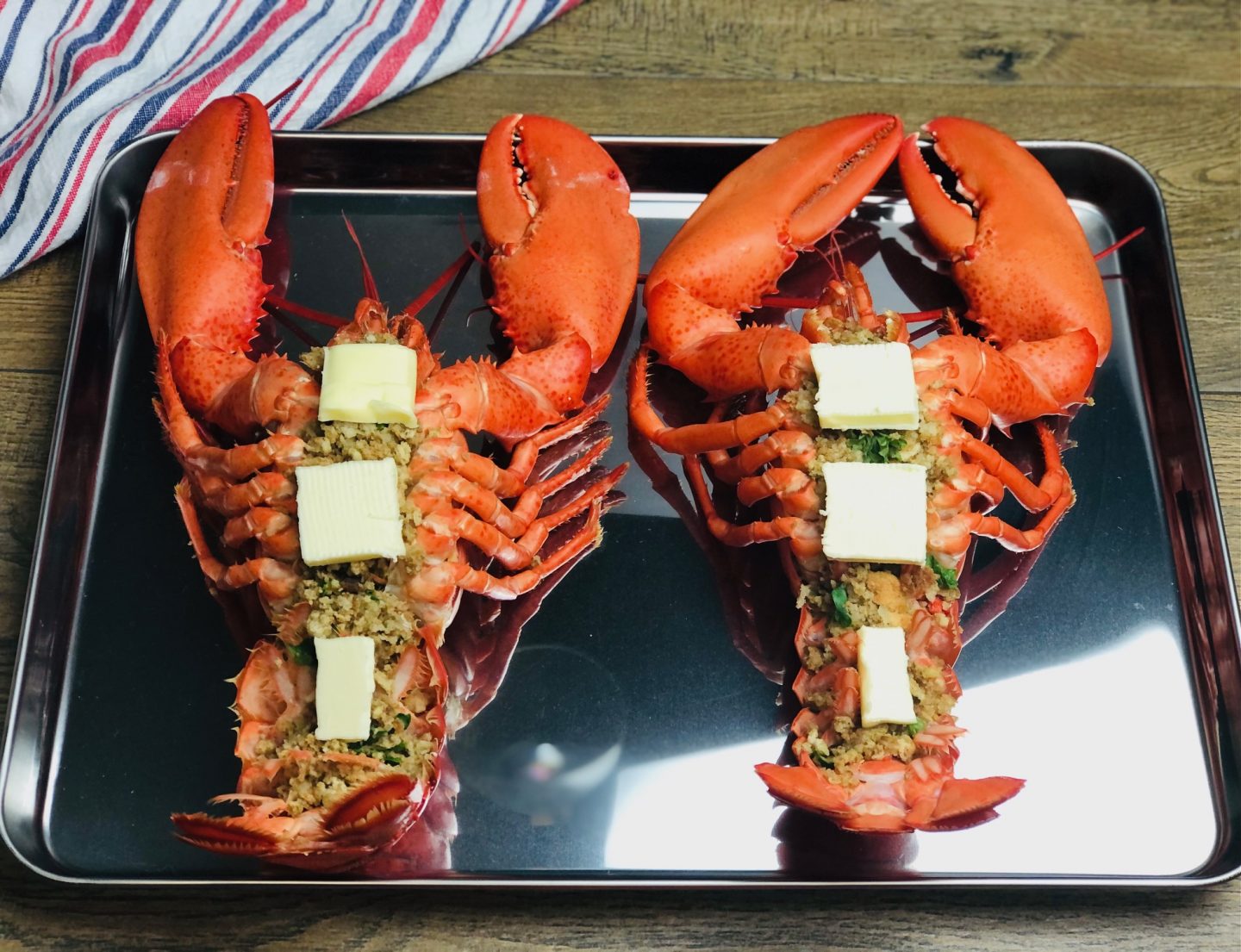 Easy Baked Stuffed Lobsters (Simply Delicious!) - Heather Lucille's Kitchen