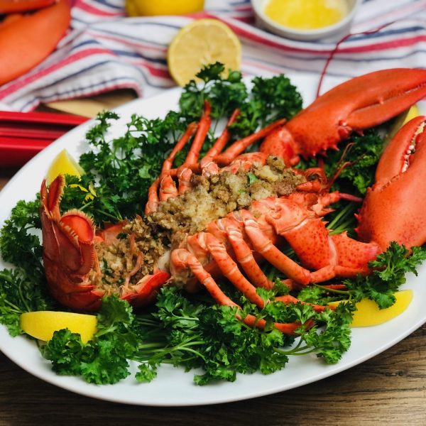 Easy Baked Stuffed Lobsters (Simply Delicious!) - Heather Lucille's Kitchen