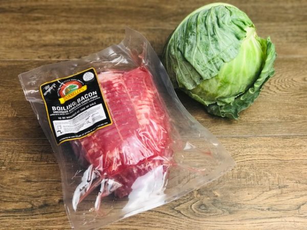 Irish Boiling Bacon and Cabbage (with Parsley Sauce) - Heather Lucille ...