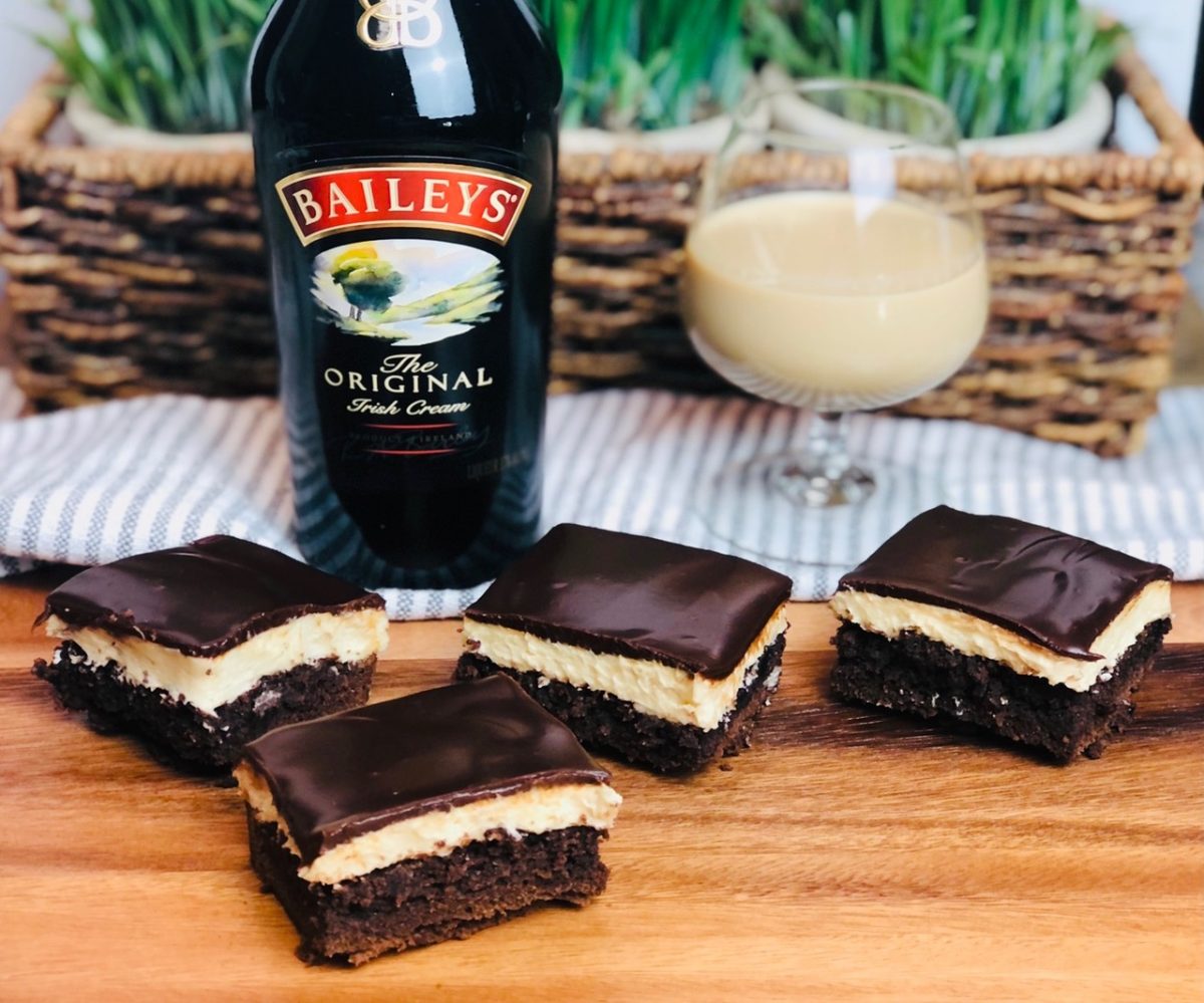 Baileys Irish Cream Brownies (Best Ever!) - Heather Lucille's Kitchen