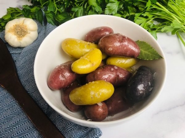 Irish Boiled Potatoes (The BEST Buttery Spuds) - Heather Lucille's Kitchen